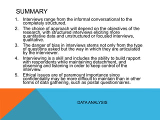 670-11 Urban Research interviewing | PPT