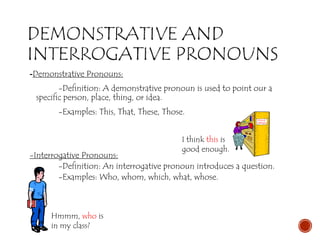 Part of Speech, noun, adjective, pronoun | PPT