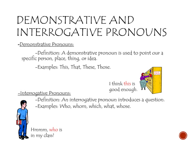 Part of Speech, noun, adjective, pronoun | PPT