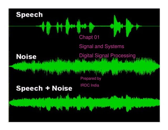 Digital Signal Processing Tutorial:Chapt 1 signal and systems | PPT