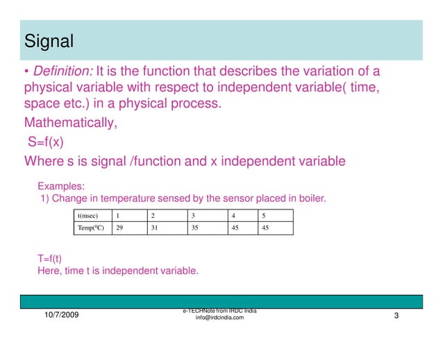 Digital Signal Processing Tutorial:Chapt 1 signal and systems | PPT