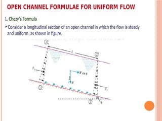 chapt 2.pptx STEADY AND UNIFORM FLOW THROUGH OPEN CHANNELS | PPTX