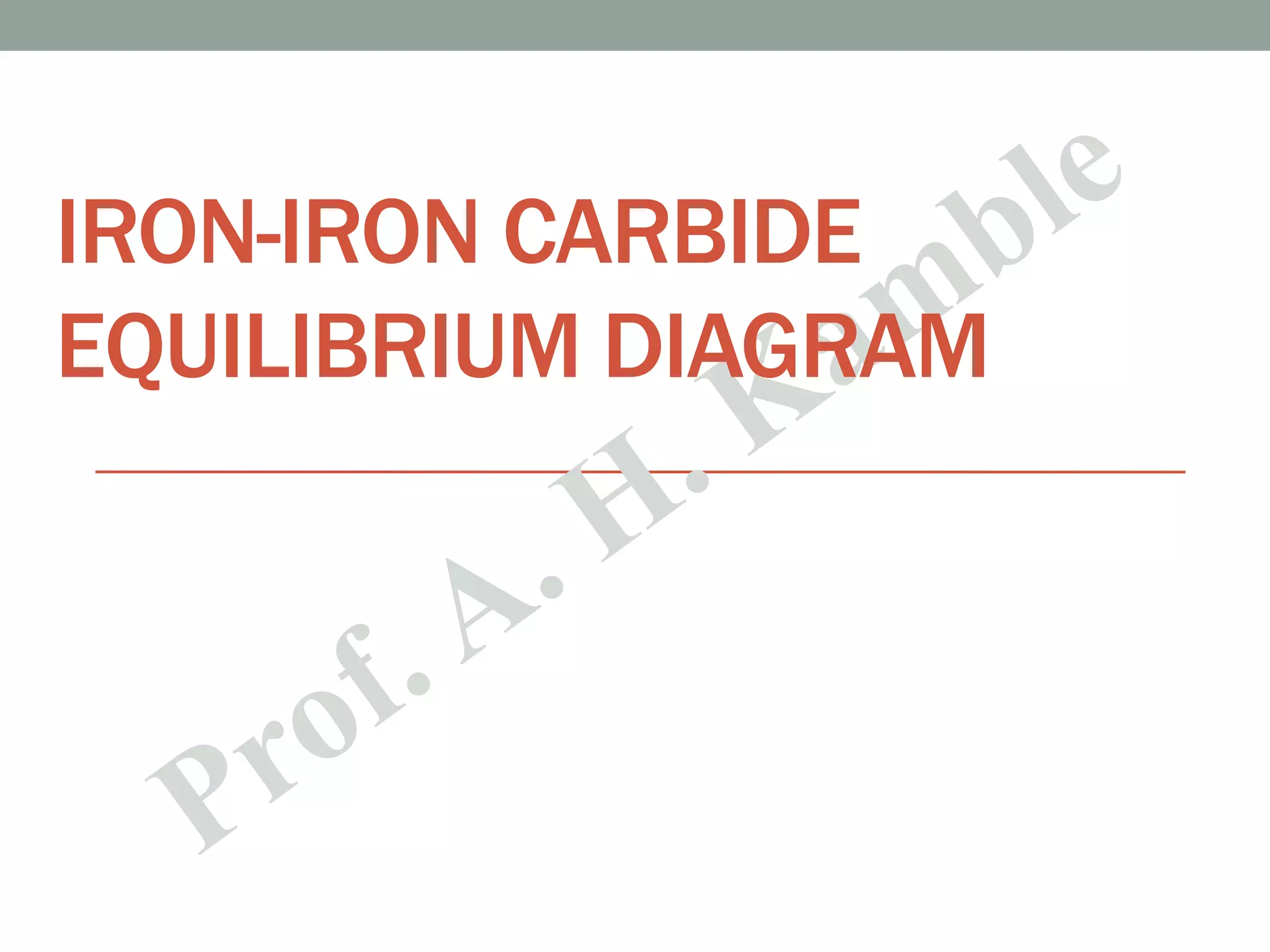 Iron Iron carbide equilibrium diagram | PDF