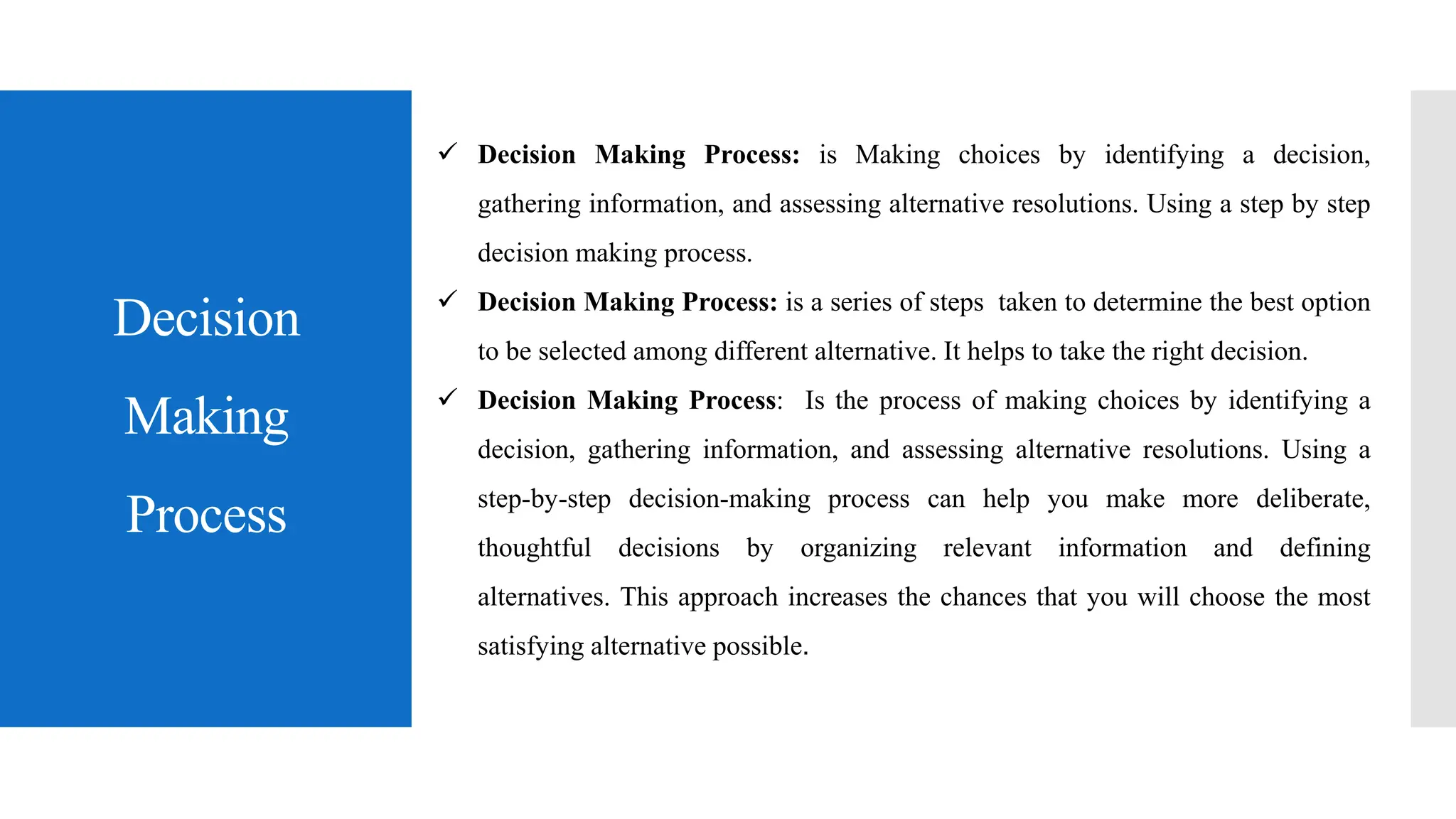 Management and Decision making and Types of Decisions | PPTX