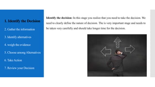 Management and Decision making and Types of Decisions | PPTX