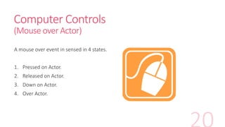 Chapt 3 role of actors | PPTX | Computer Animation | Computer Software and Applications