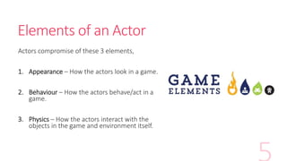 Chapt 3 role of actors | PPTX | Computer Animation | Computer Software and Applications