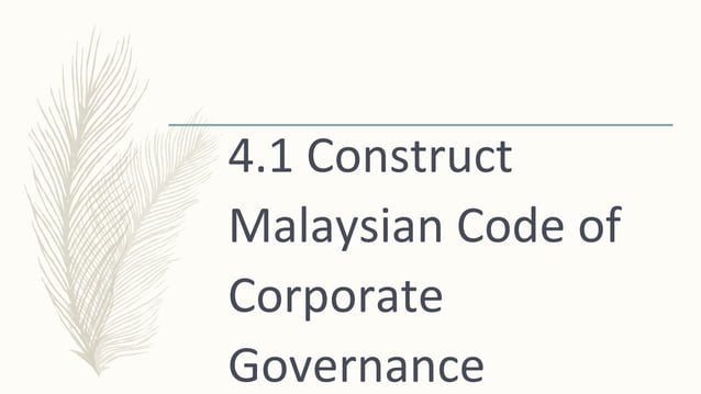 Chapt 4 Malaysian Code on Corporate Governance | PPT | Business ...