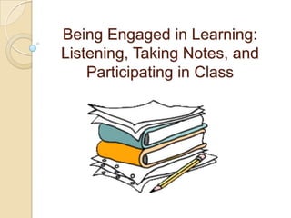 Chapt 6 Being Engaged Learning | PPT
