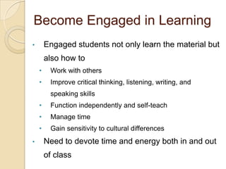 Chapt 6 Being Engaged Learning | PPT