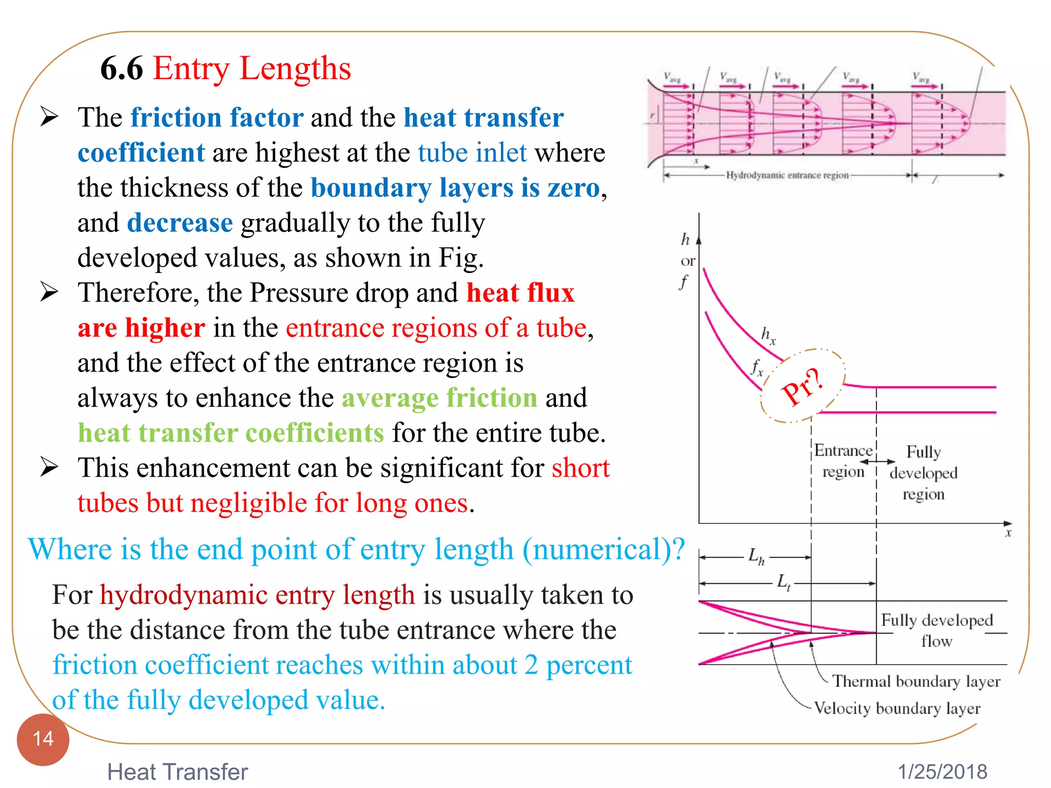 Chapt 6 forced heat convection (interanl flow) t | PPTX
