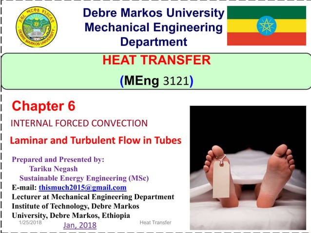 Chapt 6 forced heat convection (interanl flow) t | PPTX | Physics | Science