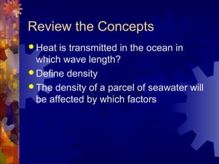Chapt 6 water & ocean structure | PPT