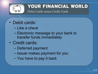 Chapter 2 Money and the Payments System | PPT