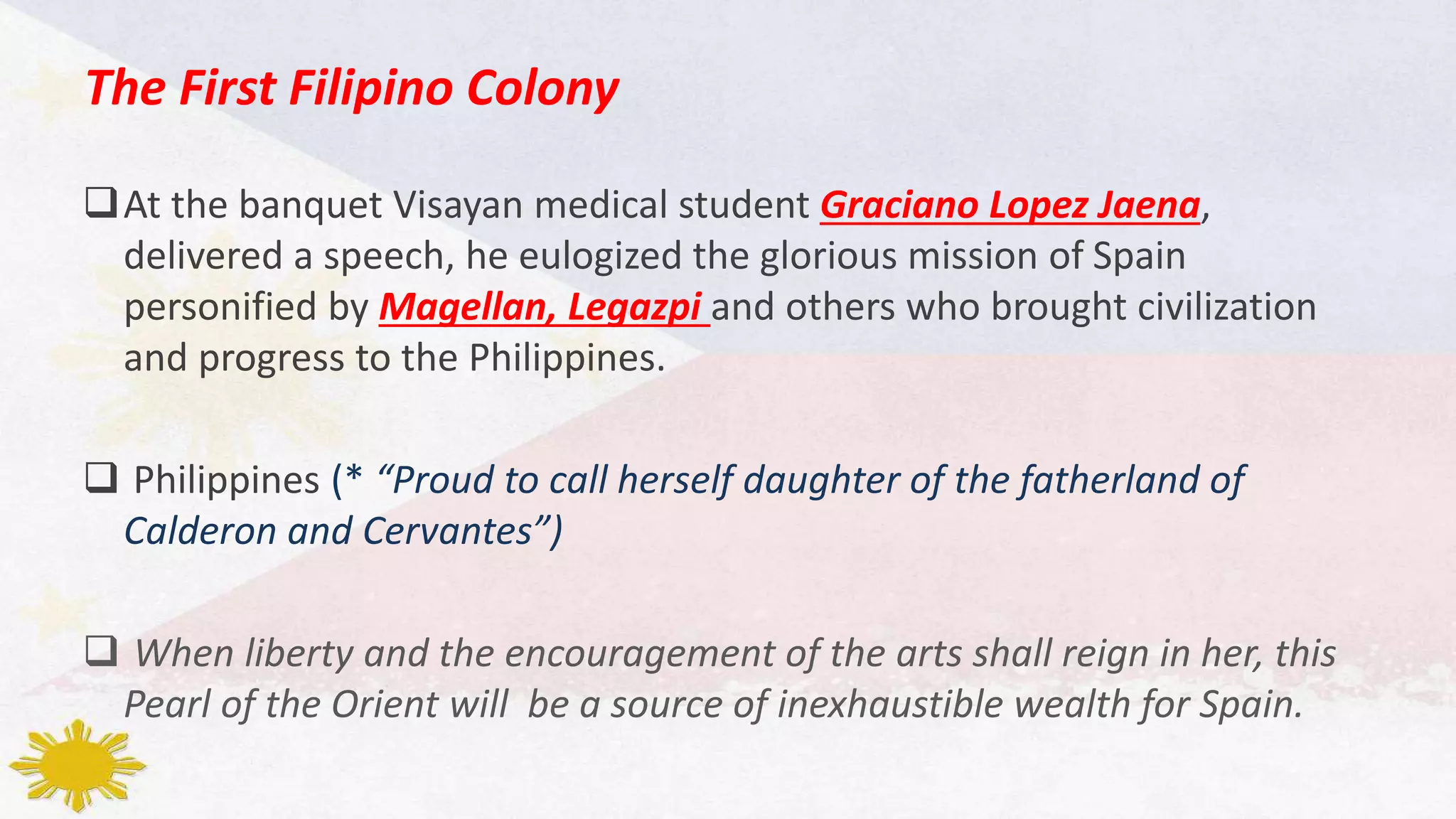 Chapte 2(early filipino students activites in spain) | PPTX