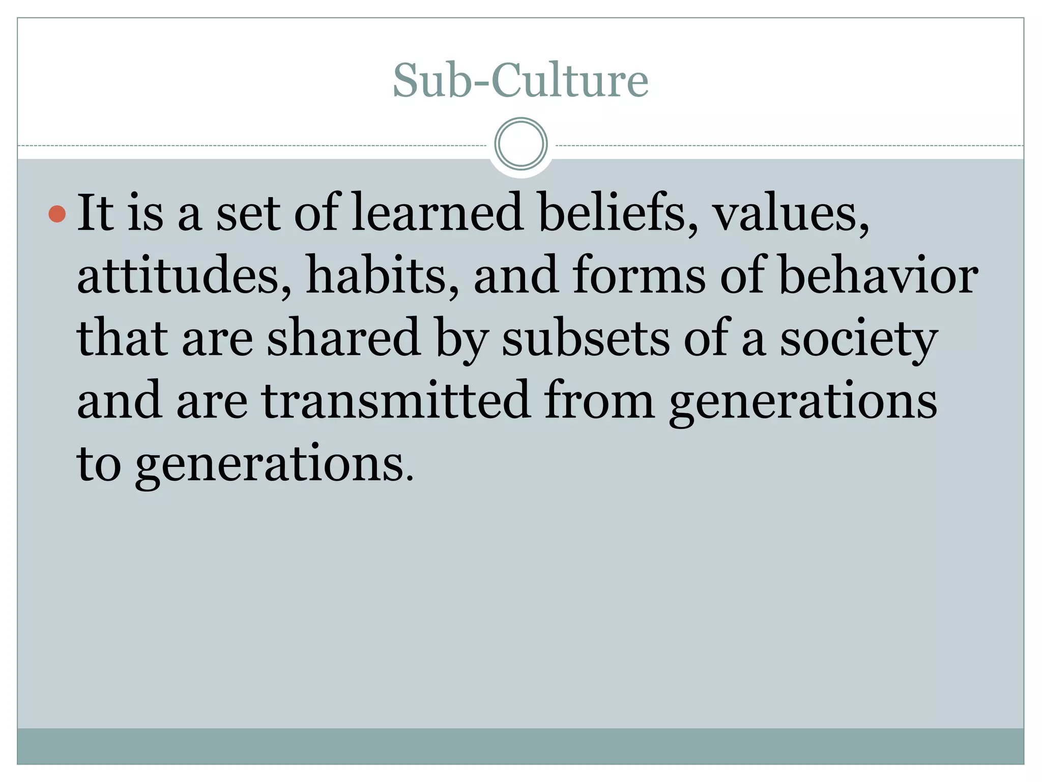 Consumer and Cultural Influences | PPTX