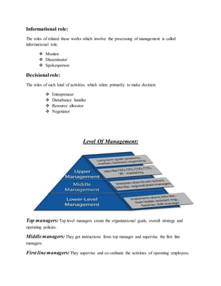 Managing and the Manager’s Job | DOCX