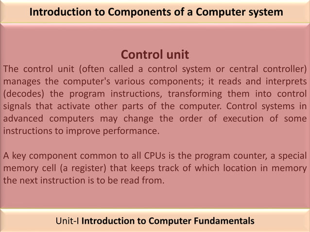 Chapter-01-Components of a Computer system (1).pptx