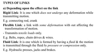 mechanism of machinery | PPTX
