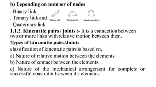 mechanism of machinery | PPTX