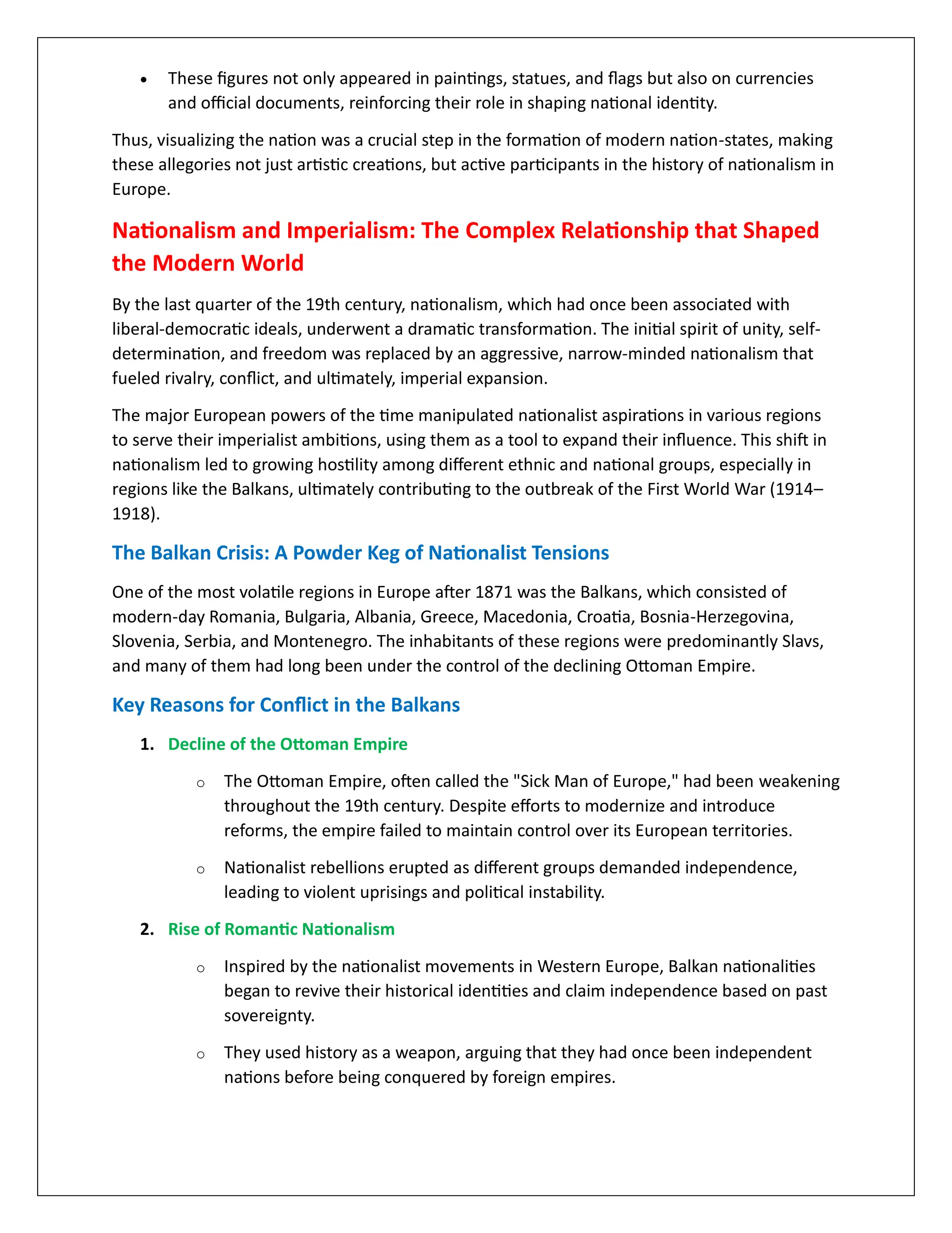 Chapter-01 The Rise of Nationalism in Europe | PDF