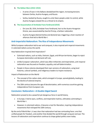 Chapter-01 The Rise of Nationalism in Europe | PDF