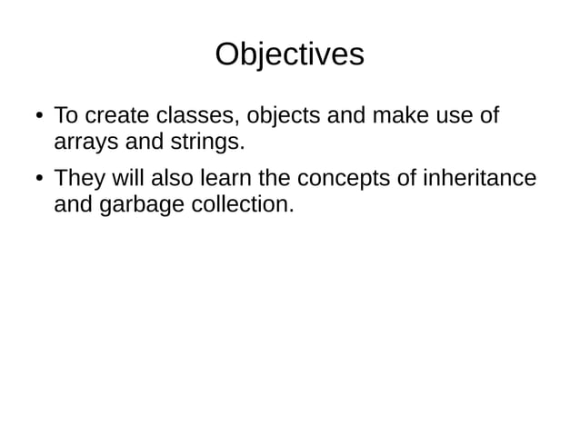 Chapter 02: Classes Objects and Methods Java by Tushar B Kute | PDF ...