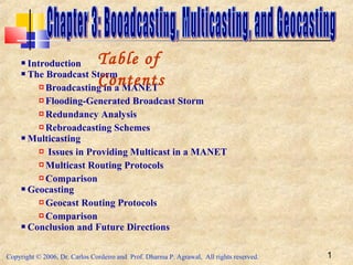 Adhoc and Sensor Networks - Chapter 03 | PPT