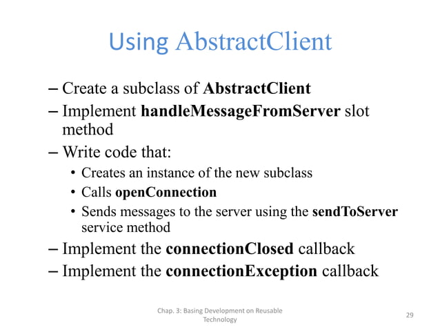 OOP - Basing Software Development on Reusable | PPTX | Programming Languages | Computing