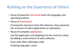 OOP - Basing Software Development on Reusable | PPTX | Programming Languages | Computing