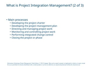 chapter #4 integration management of project | PPTX