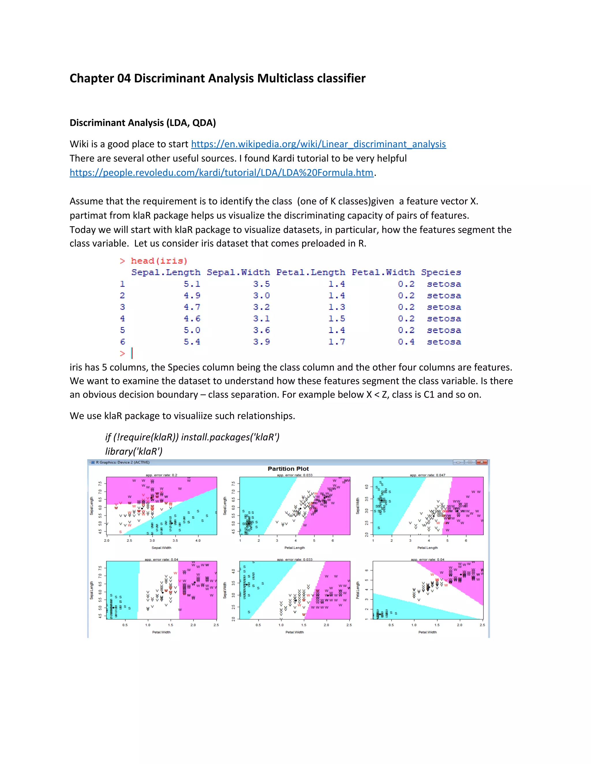 Chapter 04-discriminant analysis | PDF