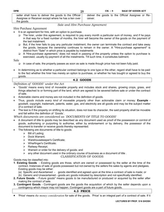 Chapter 04 Sale Of Goods Act | PDF