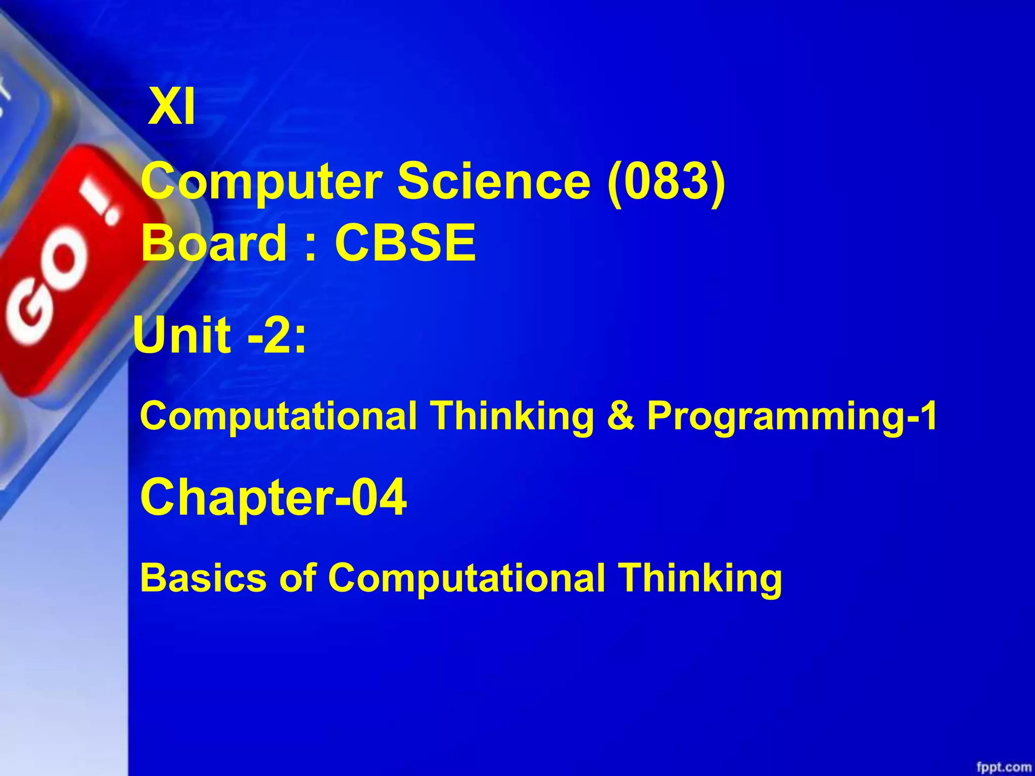 Chapter 04computational Thinkingpptx