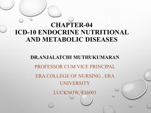 Chapter-04 ICD -10 Endocrine System 14.02.24....pptx