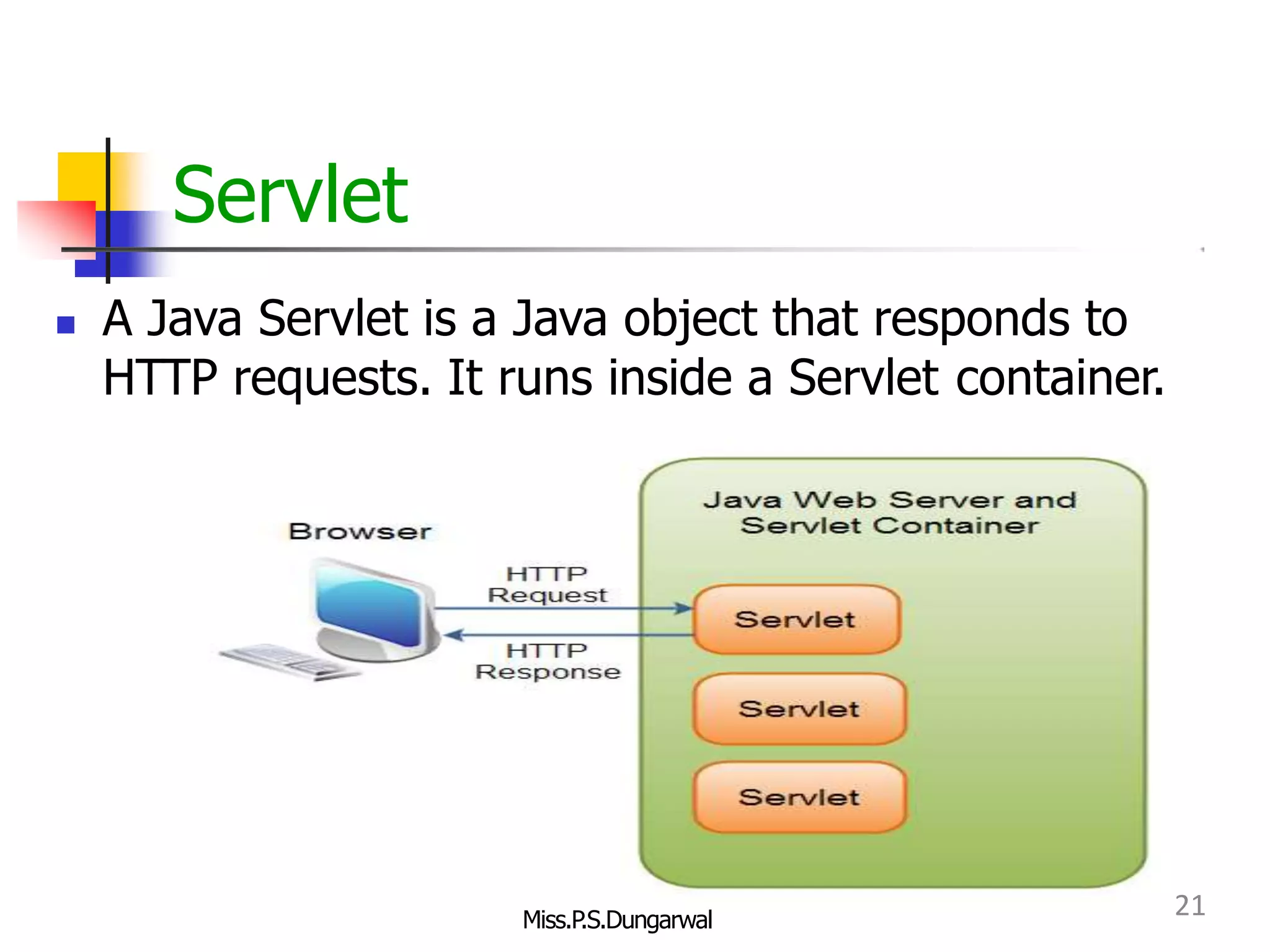 Advance Java Programming (CM5I) 6.Servlet | PPTX