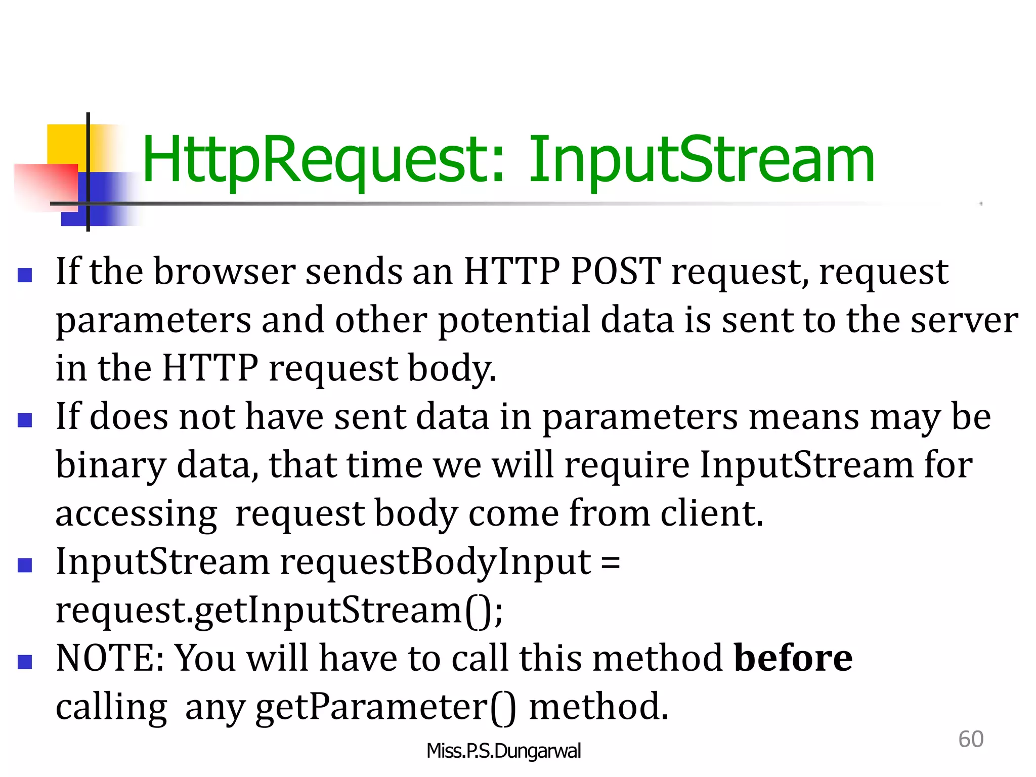 Advance Java Programming (CM5I) 6.Servlet | PPTX