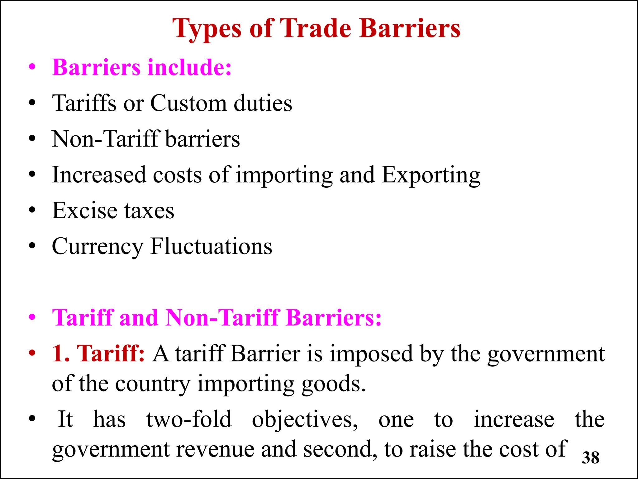International trade, theory, trade barriers, international trade payment methods | PPT