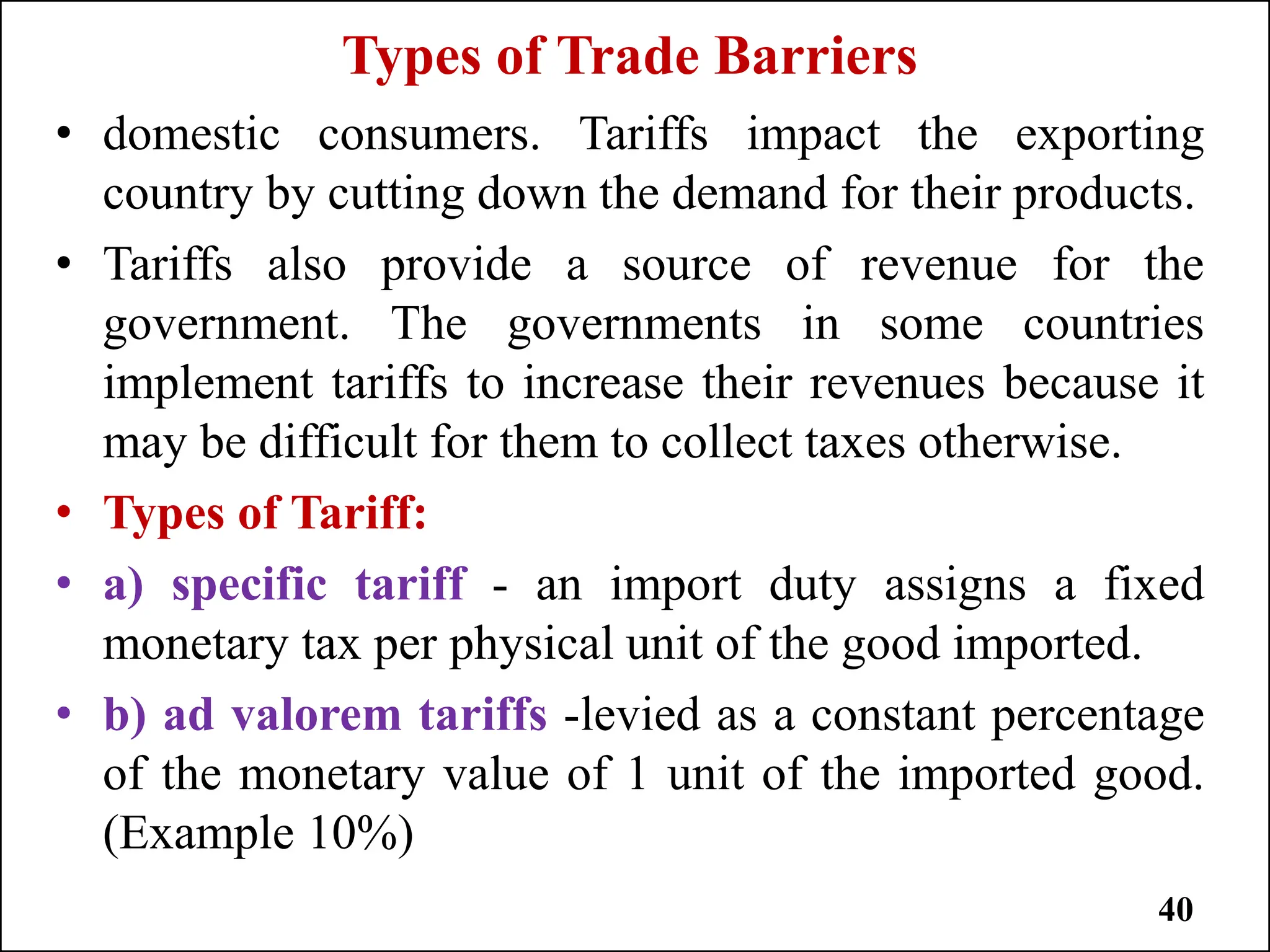 International trade, theory, trade barriers, international trade payment methods | PPT