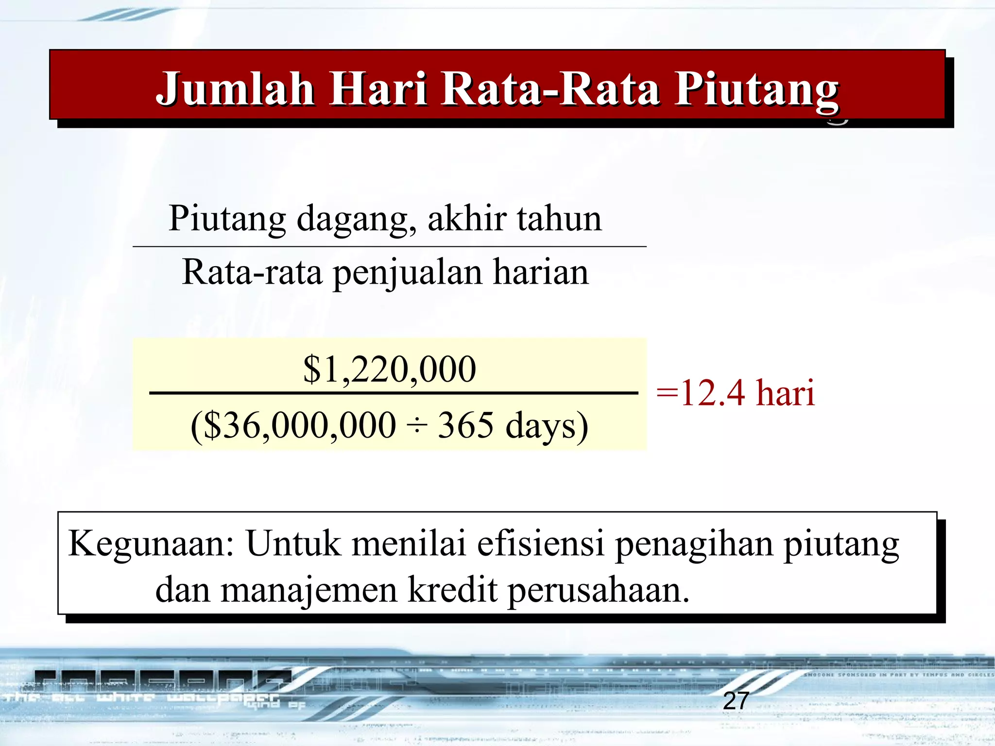 Chapter 08 piutang-pertemuan ke-2 | PPT