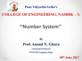 NUMBER SYSTEM | PPT