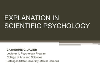 Chapter 1 Experimental Psychology-Introd | PPTX