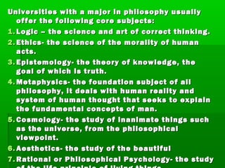 Chapter 1: Philosophy | PPT