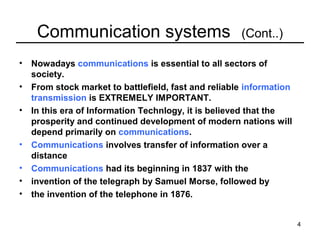 communication system ch1 | PPT