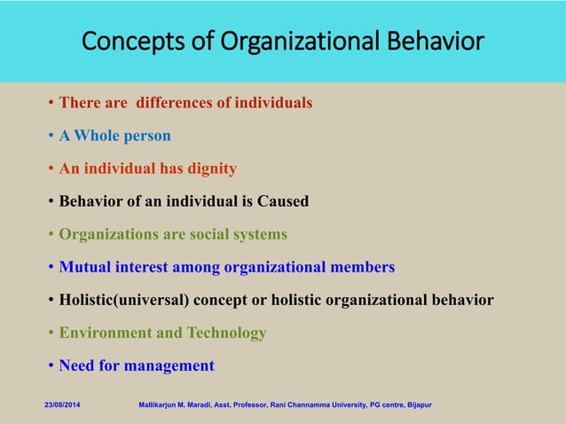 Organisational Behaviour