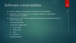 System Security-Chapter 1 | PPTX | Operating Systems | Computer Software and Applications