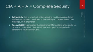 System Security-Chapter 1 | PPTX | Operating Systems | Computer Software and Applications