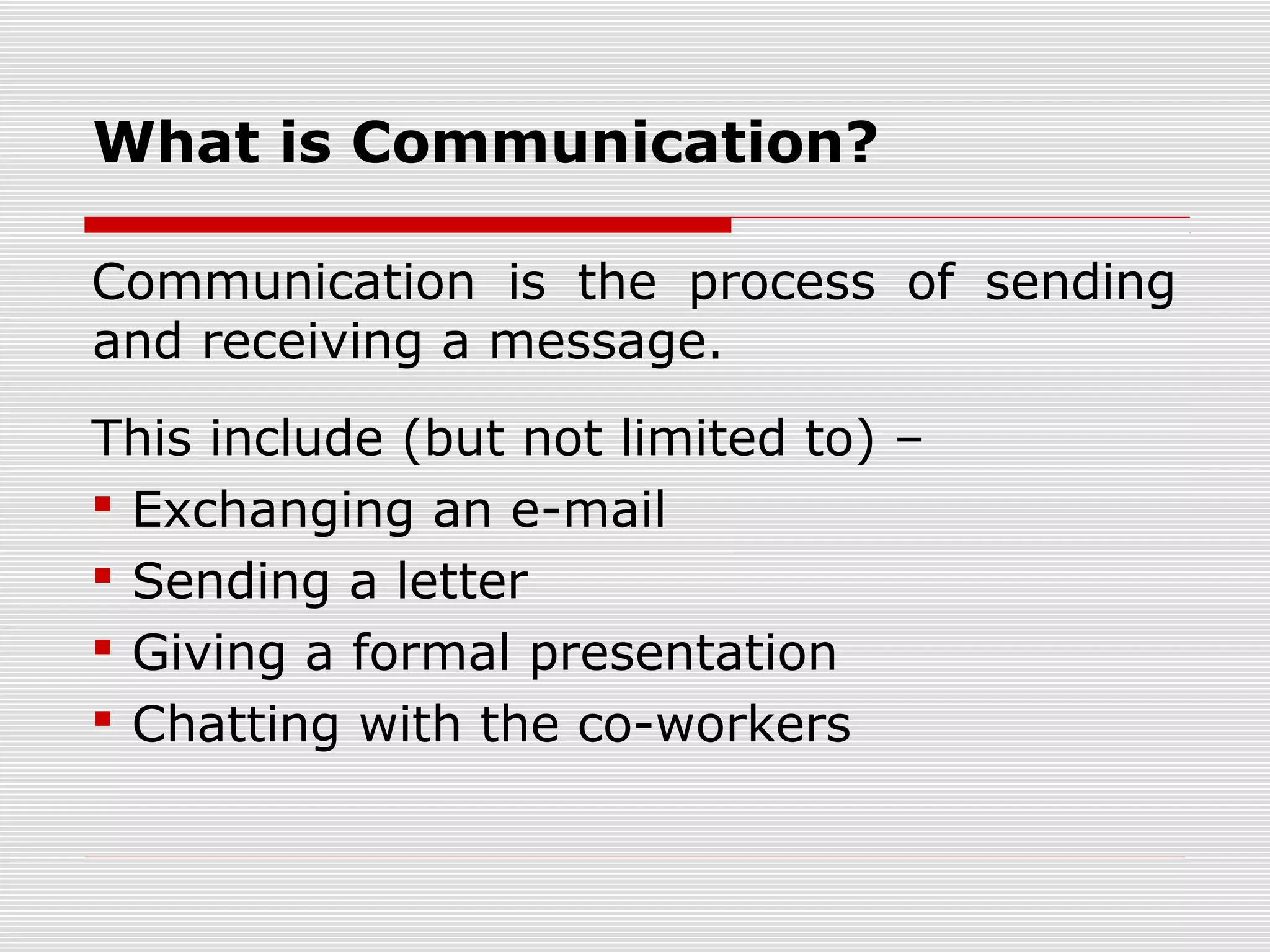 Chapter 1 Communication in the workplace | PPT