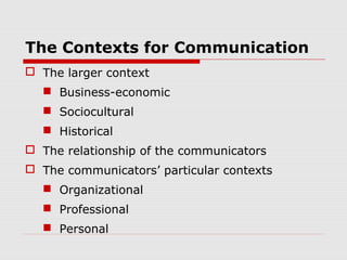 Chapter 1 Communication in the workplace | PPT