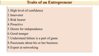 Introduction of Entrepreneurship | PPT